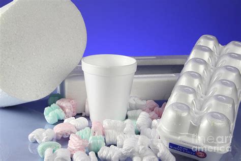 Polystyrene Objects Photograph By Photo Researchers