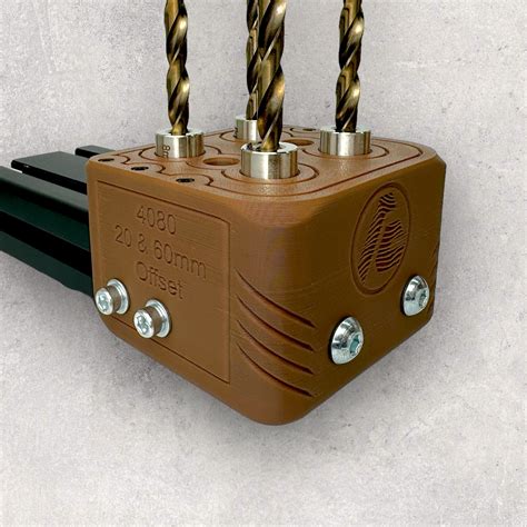 4080 20 And 60mm Offset Drilling Jig V2 The Aluminum Carpenter