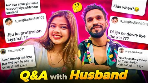 Qna Video With Husband Part 1 ️ Ye Kya Pooch Liya 🥵