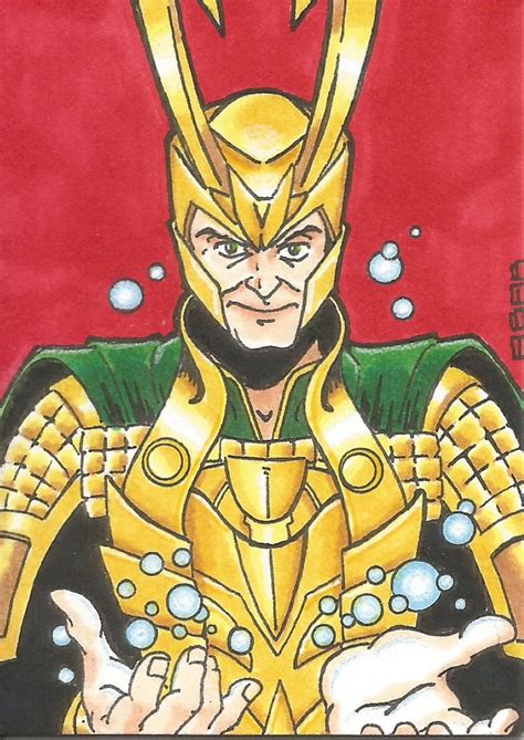 Loki Sketch Card By Chicagogeekdad On Deviantart