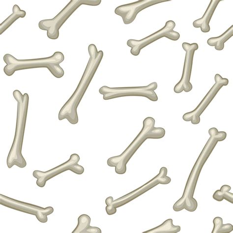 Premium Vector Seamless Pattern With Bones Vector Halloween Background