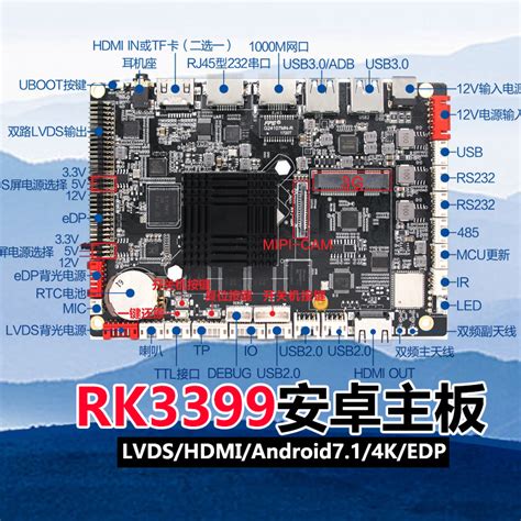 RK Android Main Board Console Advertising Machine Motherboard G G G G G G Android