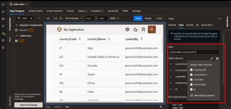 How To Create An Editable Table Using Buffer Data Provider In Vbcs