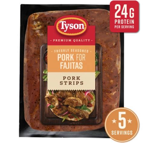 Tyson Pork Strips Seasoned For Fajitas Lb Kroger