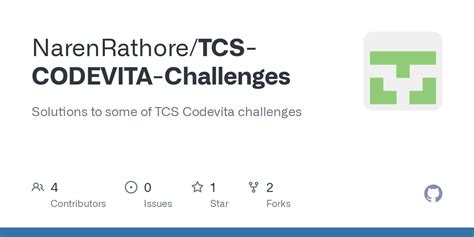 Github Narenrathoretcs Codevita Challenges Solutions To Some Of Tcs
