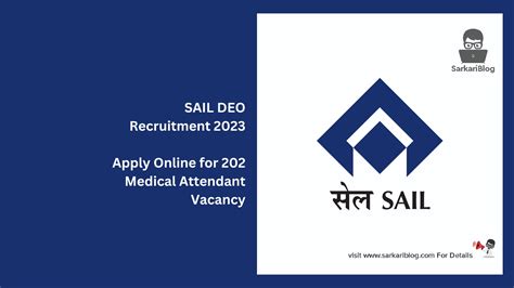 Sail Deo Recruitment 2023