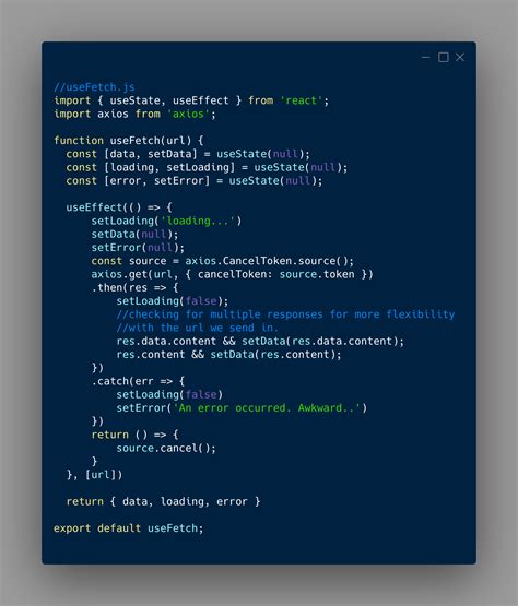 Usefetch React Custom Hook — Usefetch Why Usefetch By Andrew