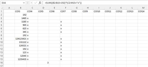 Excel How Can I Count X From A Row Excell Stack Overflow