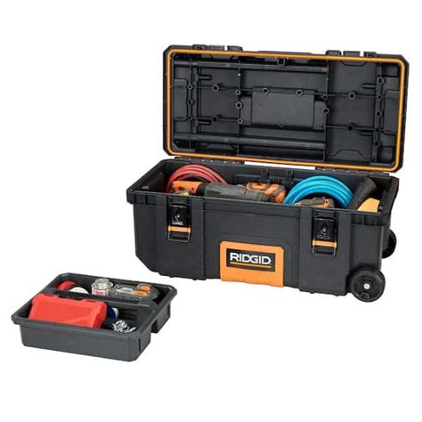Ridgid 22 Pro Gear Cart Tool Box In Black 221734 The Home Depot