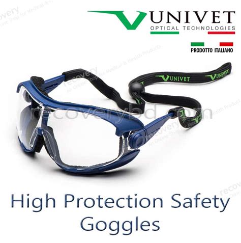 High Protection Goggles Safety Goggles Univet Goggles