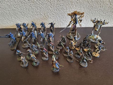 Warhammer 40k Eldar Old Exodites Armee Aeldari Bemalt Gebraucht In