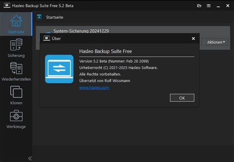 Hasleo Backup Suite 50 Kann Ausprobiert Werden Update Deskmodderde
