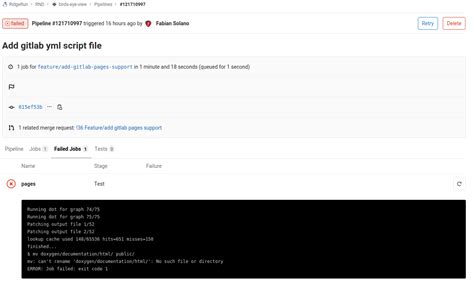 how to auto deploy doxygen documentation on gitlab pages ridgerun