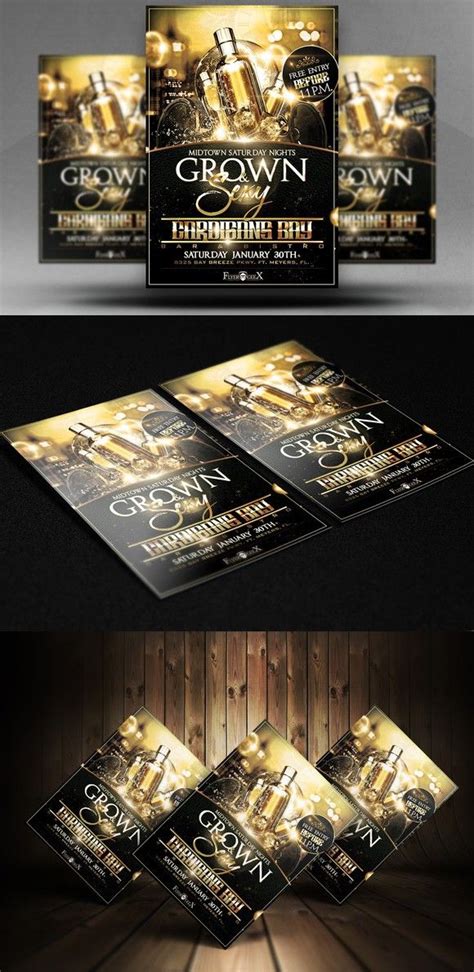 Grown And Sexy Flyer Templates 900 Flyer Template Flyer Creative