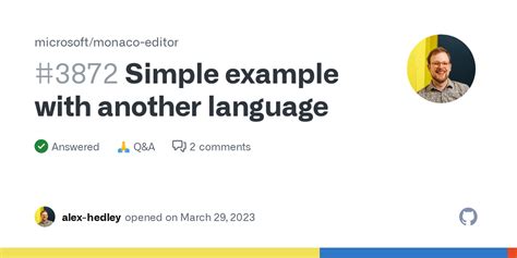 Simple Example With Another Language · Microsoft Monaco Editor