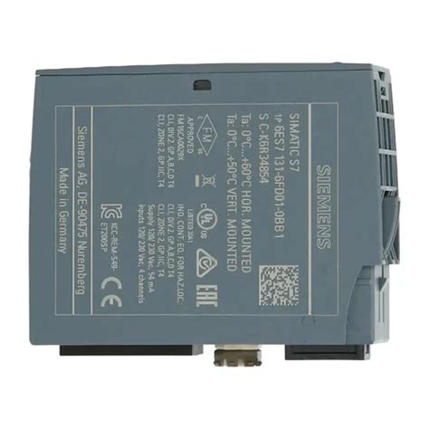simatic et 200sp digital input module di 4 at ₹ 5466 piece siemens