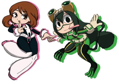 Bnha Uravity And Froppy By Purqlepup On Deviantart