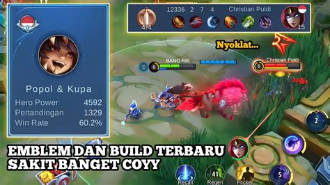 BUILD POPOL KUPA TERSAKIT POPOL AND KUPA BEST BUILD MOBILE LEGENDS YouTube