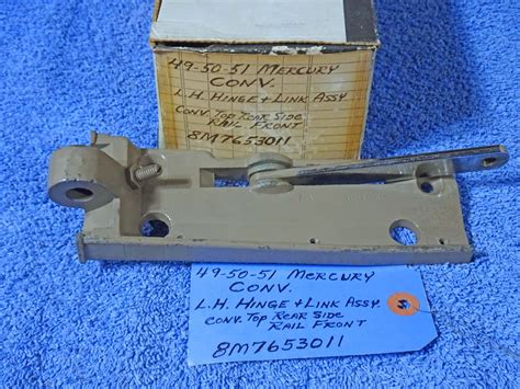 1949 1950 1951 Mercury Convertible Hinge And Link Assembly Convertible