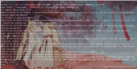 Tensorflow中查看gpu是否可用 tensorflowgpu是否能用 CSDN博客