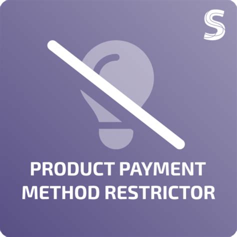 Payment Method Restrictions For Any Product Nopcommerce