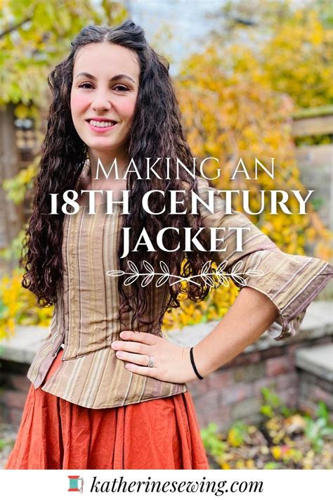 Hand Made 18th Century Jacket Historical Sewing Project 18th