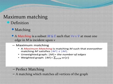 Simple Algorithm Hopcroft Karp For Bipartite Graph Ppt