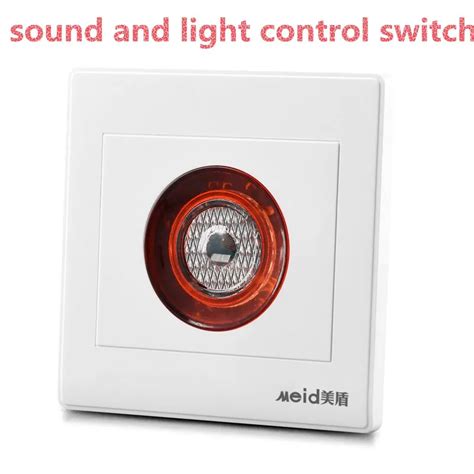 Hot Worldwide 86 Type Intelligent Auto On Off Light Sound Voice Sensor