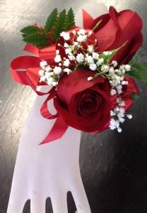 Double Red Rose Wrist Corsage In San Antonio TX Bloomshop
