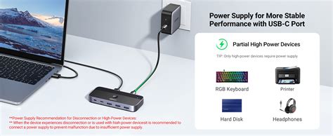 Ugreen Usb 3 0 Switch 2 Computers Sharing Usb C And A Devices
