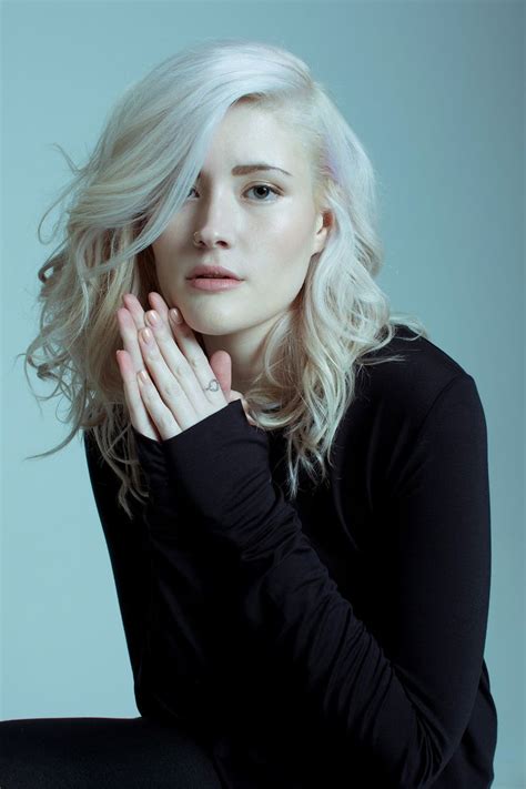 Singer Madeline Juno White Hair Blue Eyes Nose Rings Women 2k Wallpaper Hdwallpaper