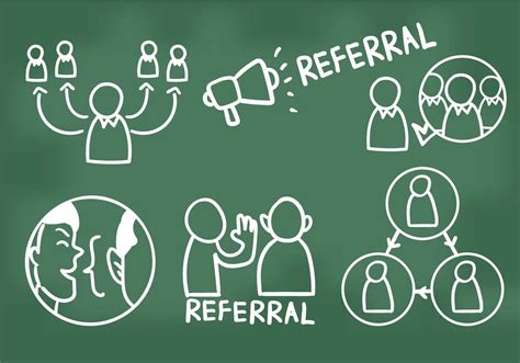 Referral Vector Set 162164 Vector Art At Vecteezy