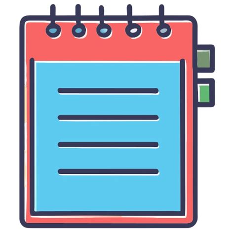 Premium Vector Notepad Icon Offset Fill