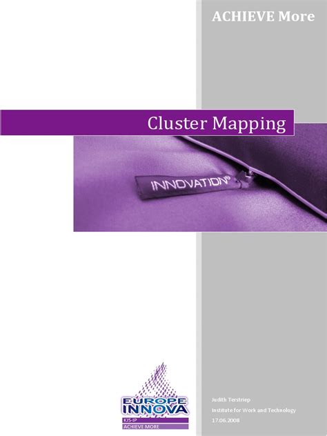 Pdf Cluster Mapping Eng El Mapeado De Cluster Ing Klusterra