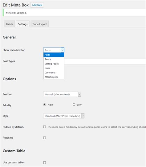 Meta Box Builder Drag And Drop Your Custom Fields Into Place Without