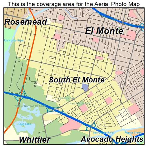 Map Of El Monte Ca