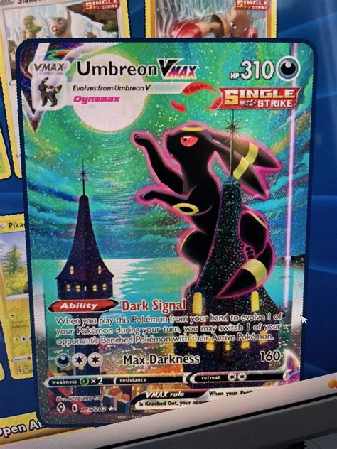 Umbreon VMAX Alternate Art Evolving Skies Values MAVIN