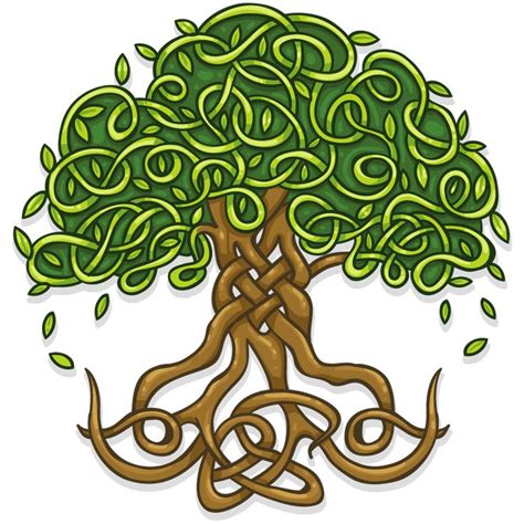 Tree Of Life Roots Illustration
