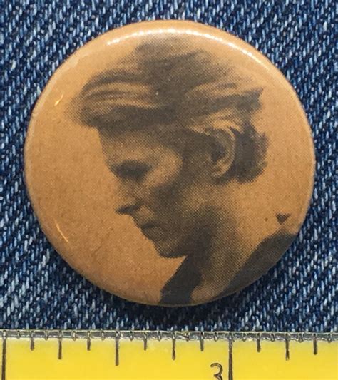 DAVID BOWIE Button Pin Vintage S Etsy UK