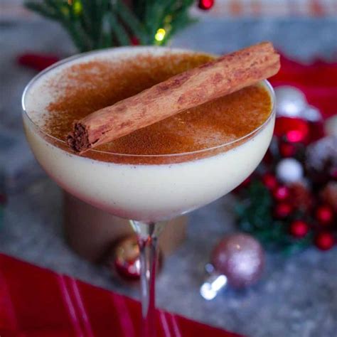 Eggnog Cocktail Mediterranean Latin Love Affair