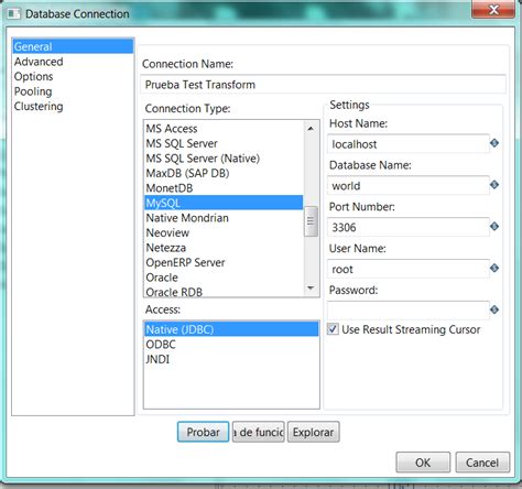 Pentaho Di Crear Conexiones A Repositorios Y Datos Parte I