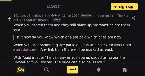 Reply On The Art Of Using Stacker News Ii ⚡️ Stacker News ~meta