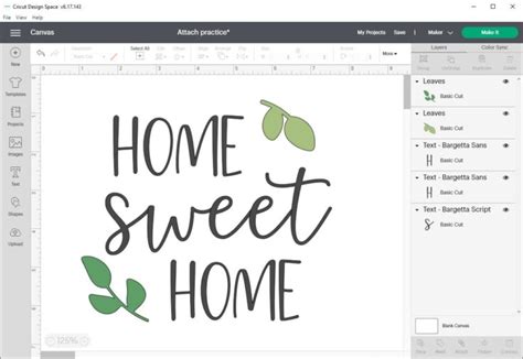 How To Use Attach In Cricut Design Space Sarah Maker