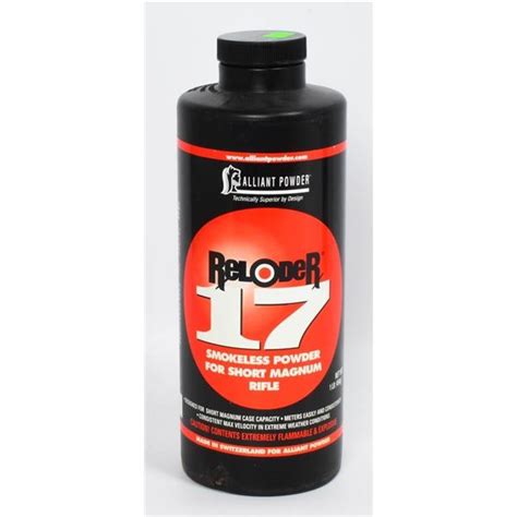 1 Lb Of Alliant Reloder 17 Short Magnum Rifle