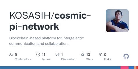 Github Kosasih Cosmic Pi Network Blockchain Based Platform For Intergalactic Communication