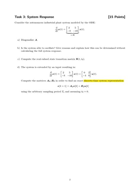 Linear Algebra And System Response Pdf Eigenvalues And Eigenvectors
