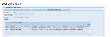 Solved Issue In Process Controlled Workflow For Shopping Sap