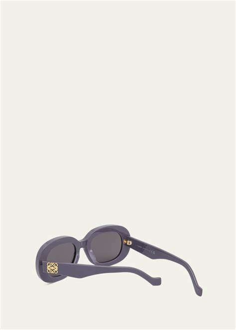 Loewe Anagram Round Acetate Sunglasses Bergdorf Goodman