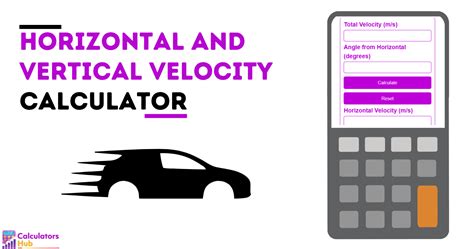 Horizontal And Vertical Velocity Calculator