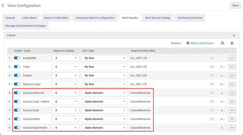 Configuring Course Reserves For Primo Ve Ex Libris Knowledge Center